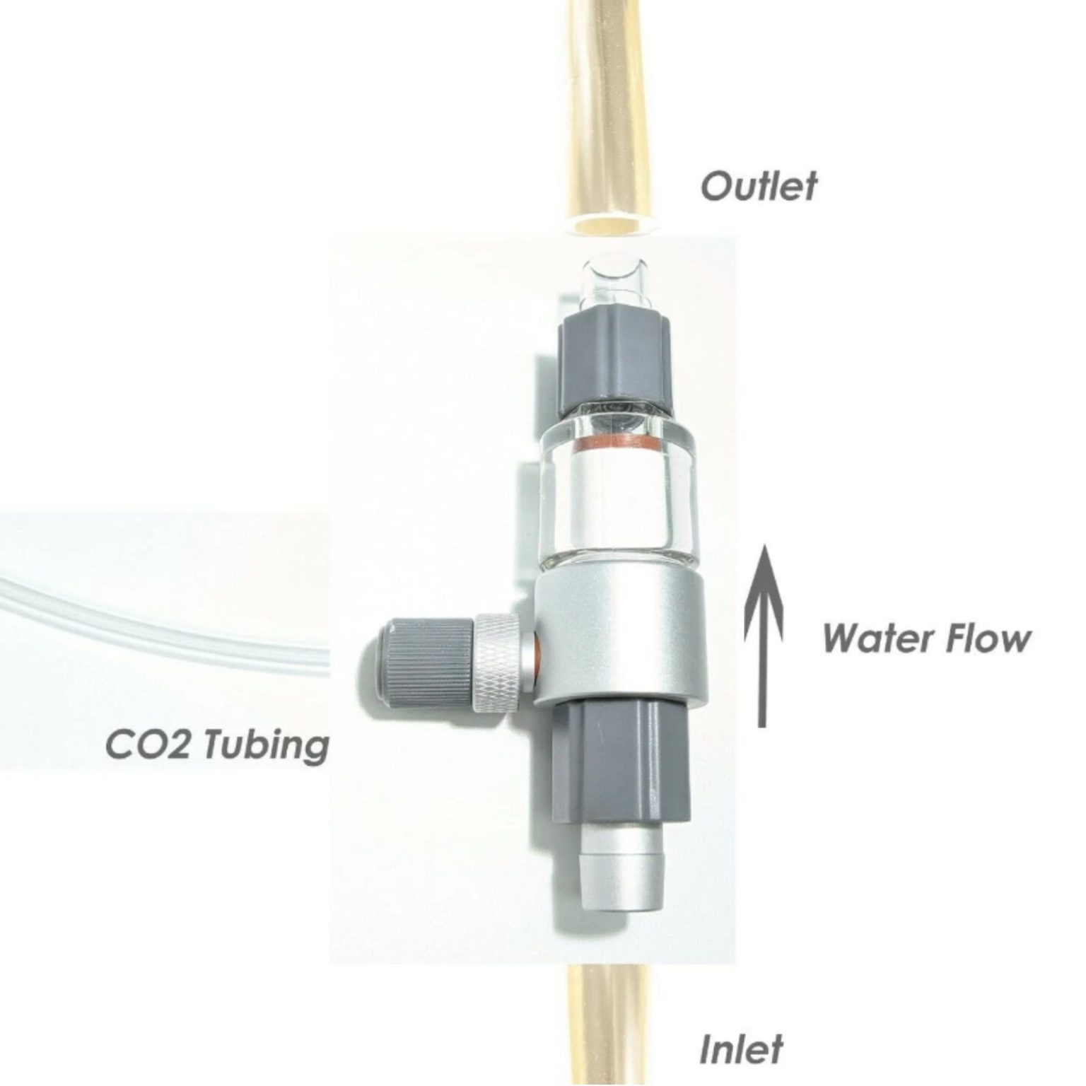 Qanvee CO2 inline atomizer M1 (12/16mm) | Aquariaan Smart Shop